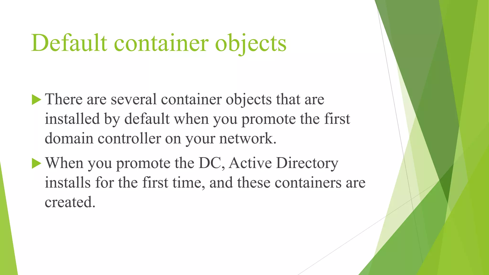 Active directory architecture | PPTX