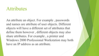 Active directory architecture | PPTX