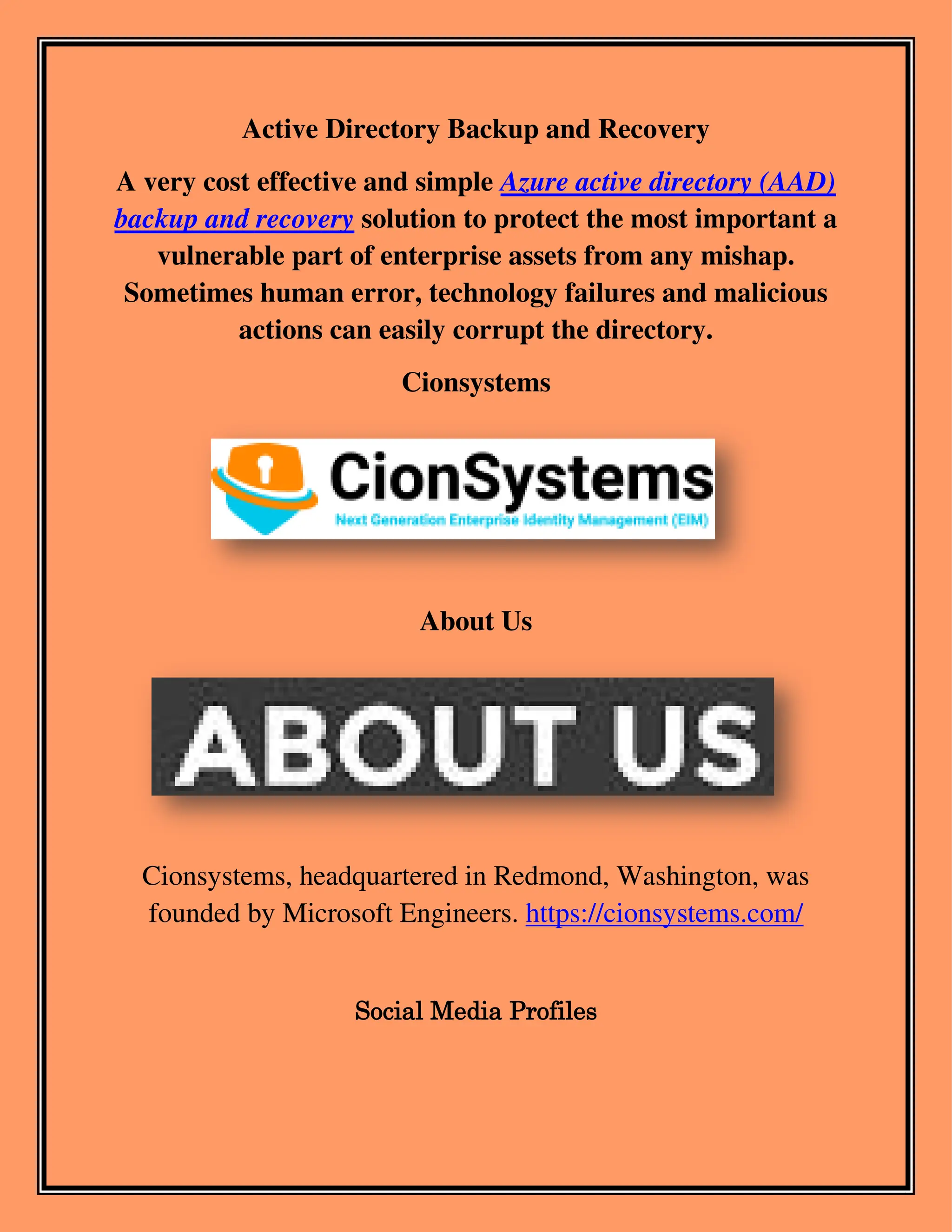 Active Directory Backup and Recovery, cionsystems.pdf