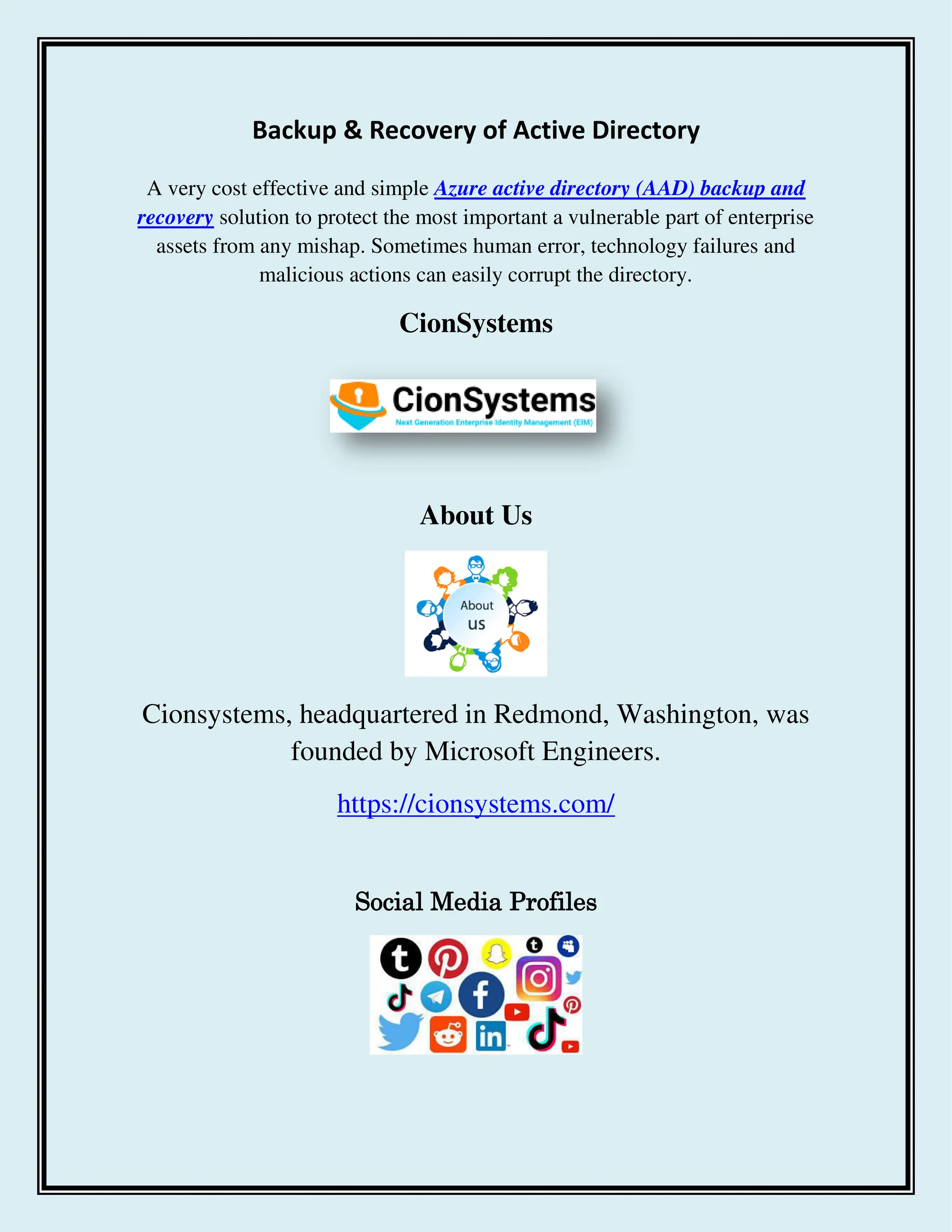 Active Directory Backup and Recovery, cionsystems.pdf