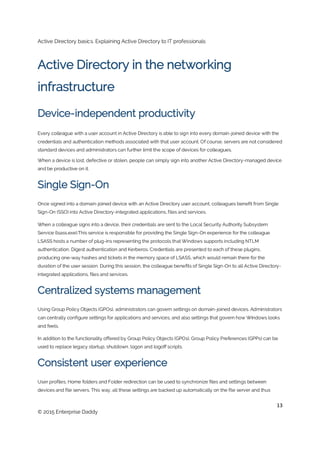 Active directory basics | PDF