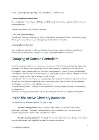 Active directory basics | PDF
