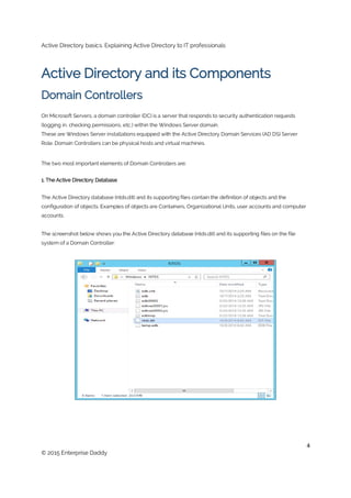Active directory basics | PDF