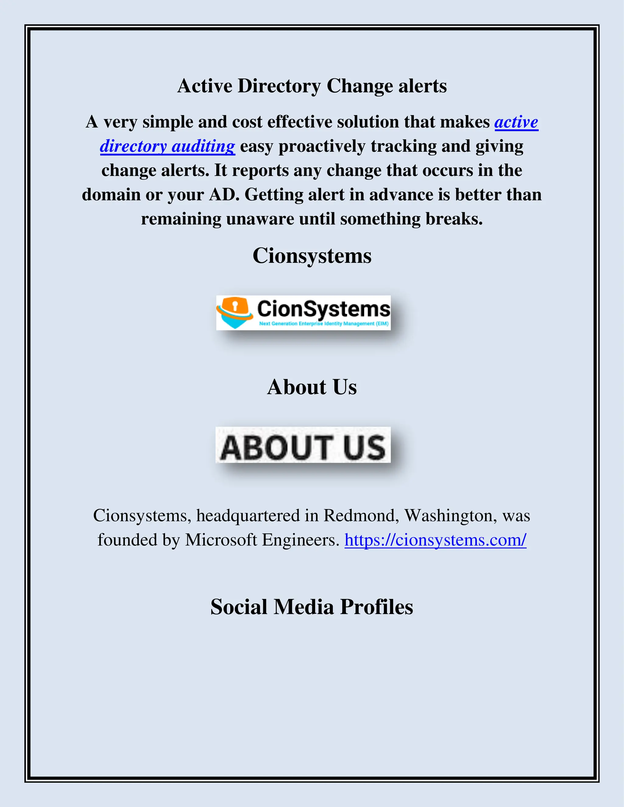 Active Directory Change alerts, cionsystems.com.pdf