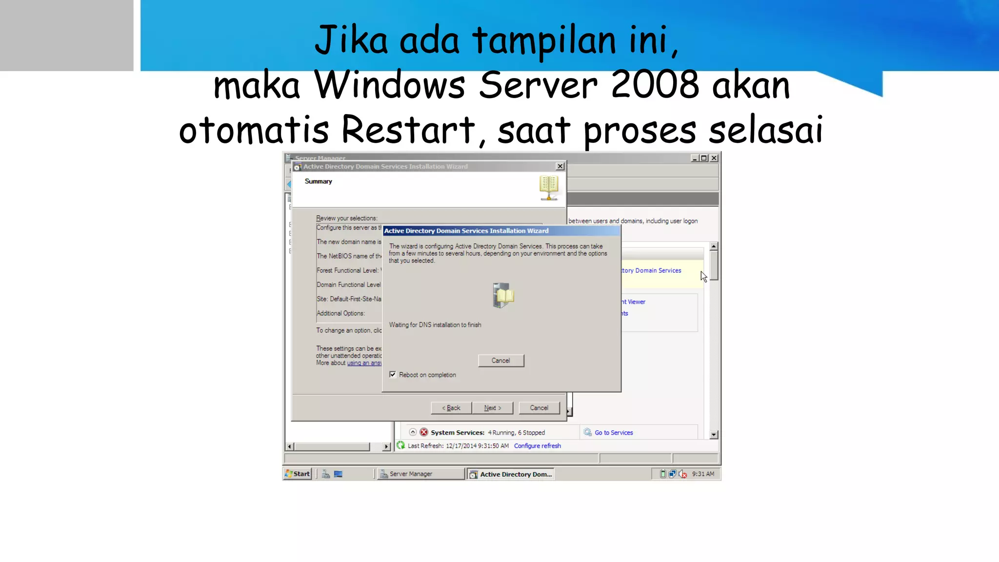 Active directory dan dns windows server 2008 | PPT