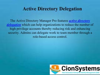 Active Directory Delegation, cionsystems.com.pptx