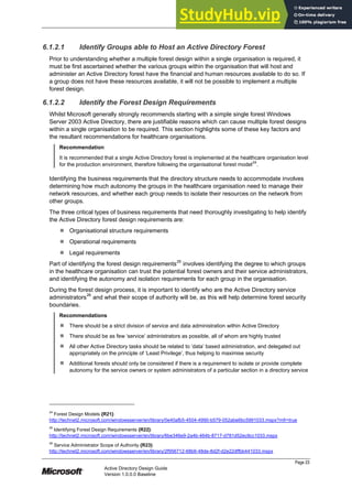 Active Directory Design Guide | PDF