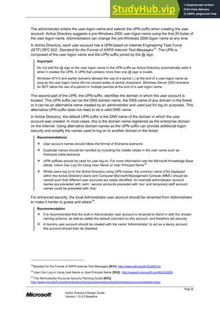 Active Directory Design Guide | PDF