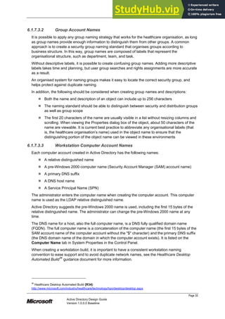 Active Directory Design Guide | PDF