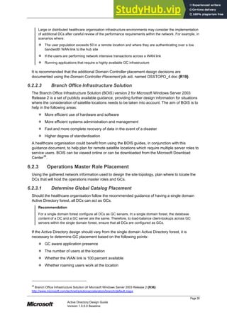 Active Directory Design Guide | PDF
