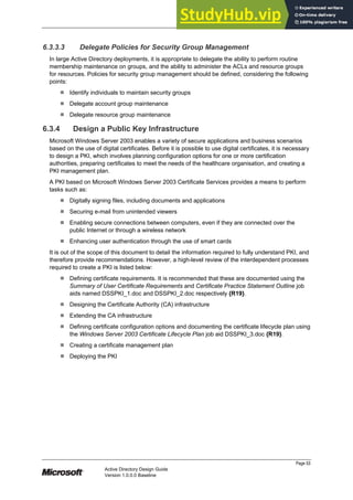 Active Directory Design Guide | PDF