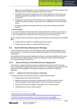 Active Directory Design Guide | PDF