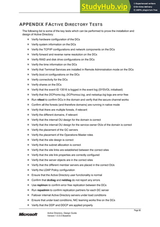 Active Directory Design Guide | PDF