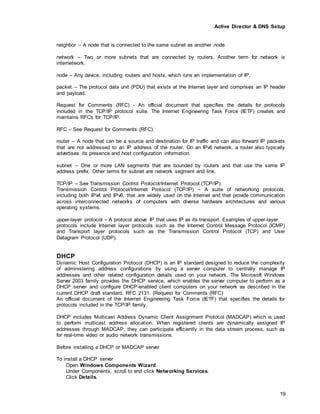 Active directory dns | DOC