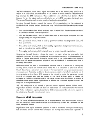 Active directory dns | DOC