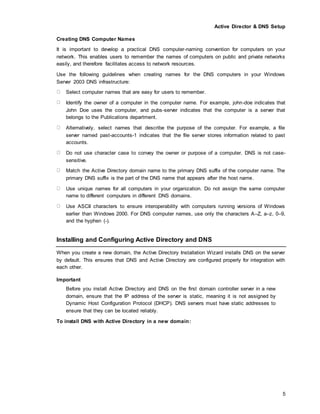 Active directory dns | DOC