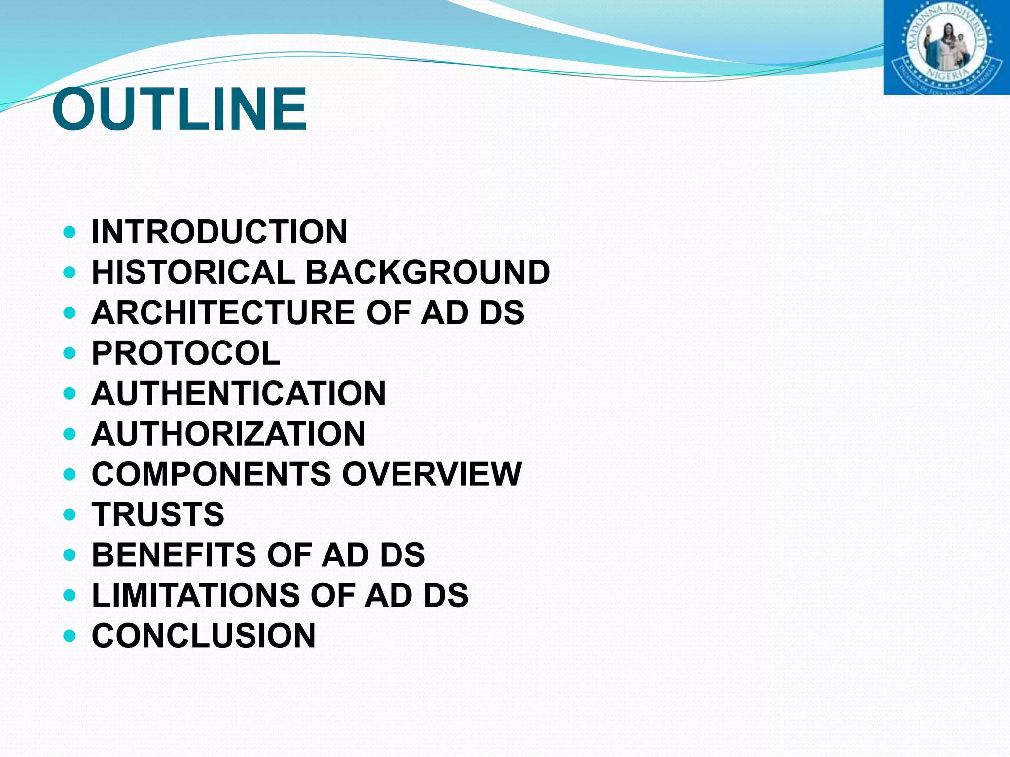 Active directory domain service | PPTX