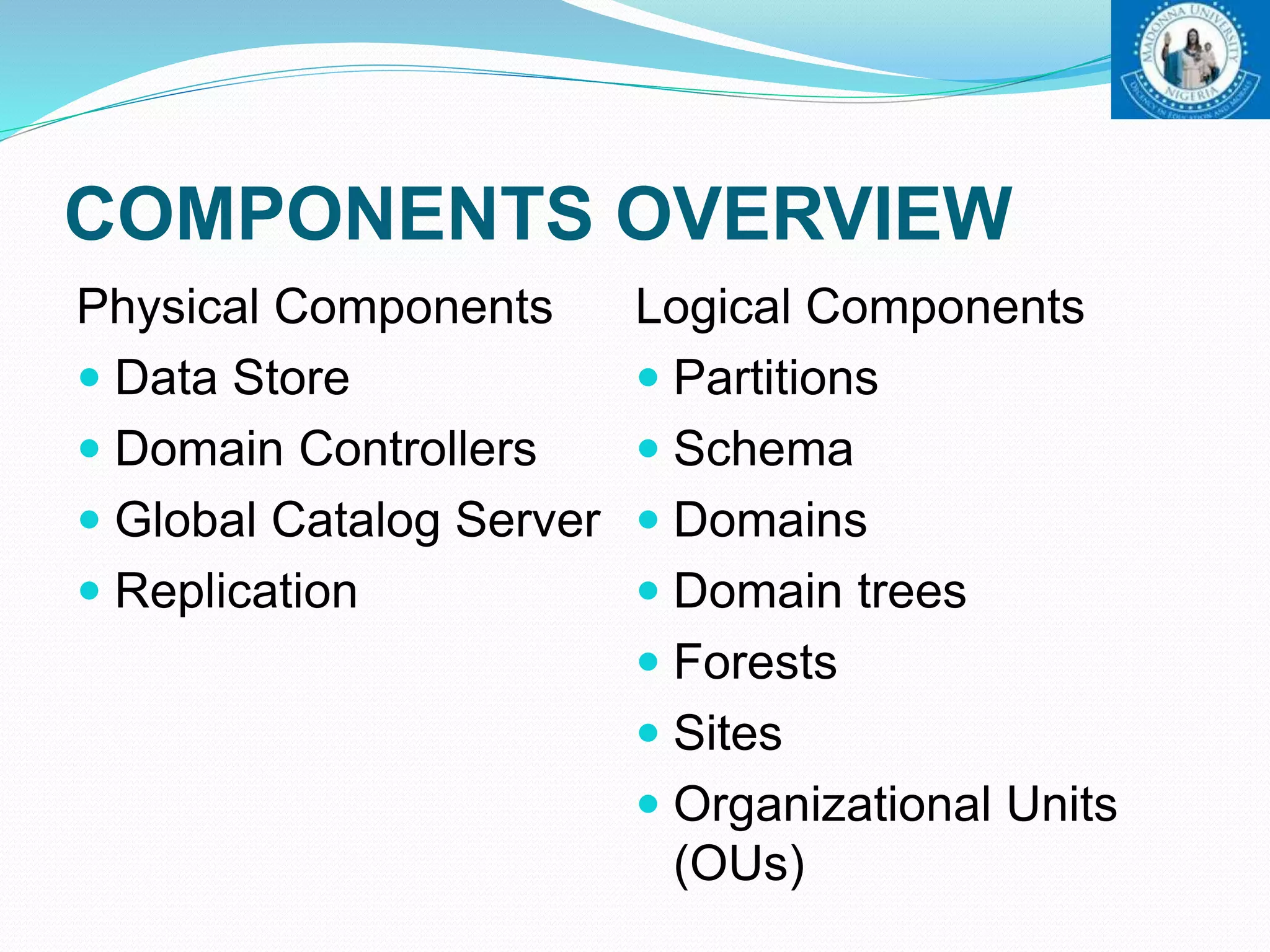Active directory domain service | PPTX