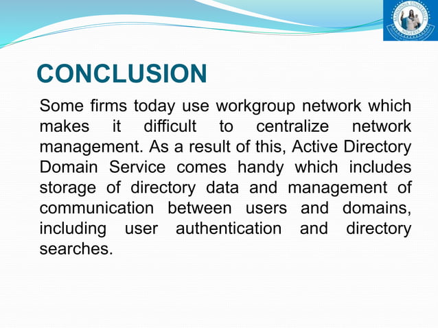 Active Directory Domain Service Pptx