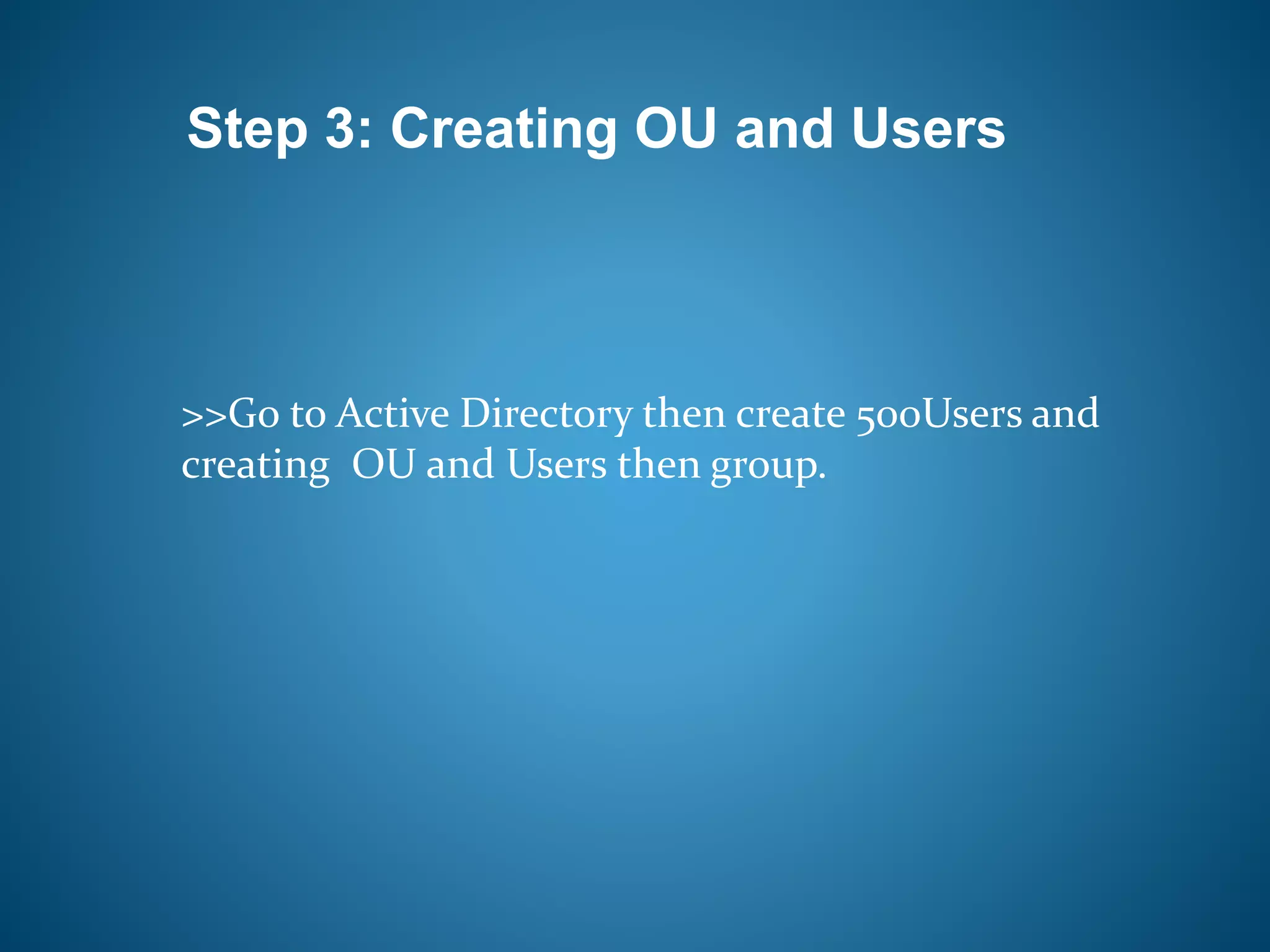Active directory domain service | PPT