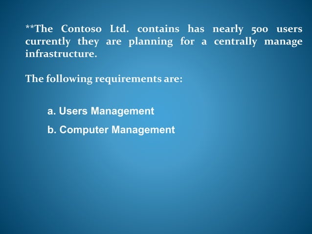 Active directory domain service | PPT