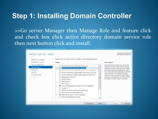 Active directory domain service | PPT