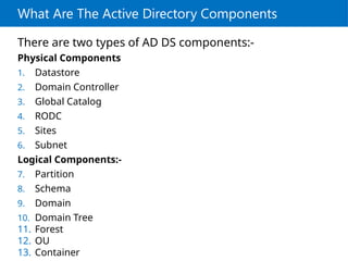Microsoft Active Directory | PPTX