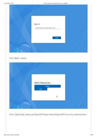 Active Directory Federation Services: OpenOTP Multi-Factor Authentication Integration with ADFS ...