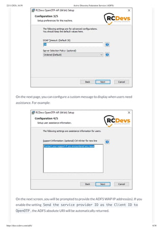 Active Directory Federation Services: OpenOTP Multi-Factor Authentication Integration with ADFS ...