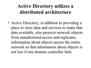 Active directoryfinal | PPT