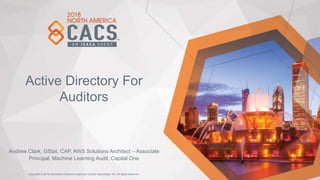 Active Directory for Auditors | PPTX