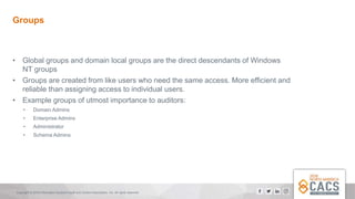 Active Directory for Auditors | PPTX