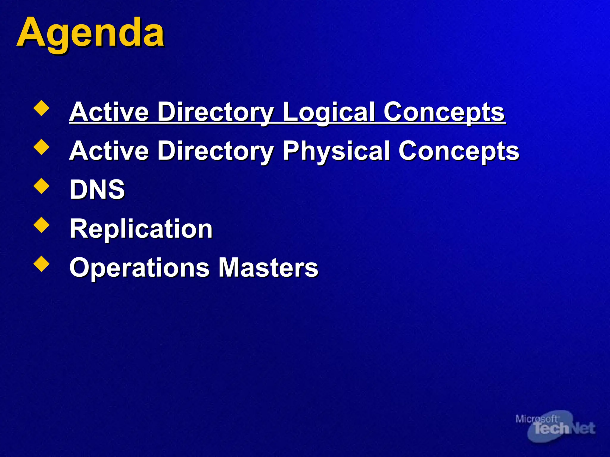 Active Directory fundamentals Presentation.ppt