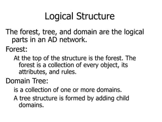 Active directory installation windows 2003 1 | PPT