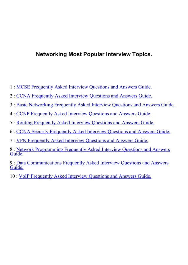 Active directory job_interview_preparation_guide | PDF