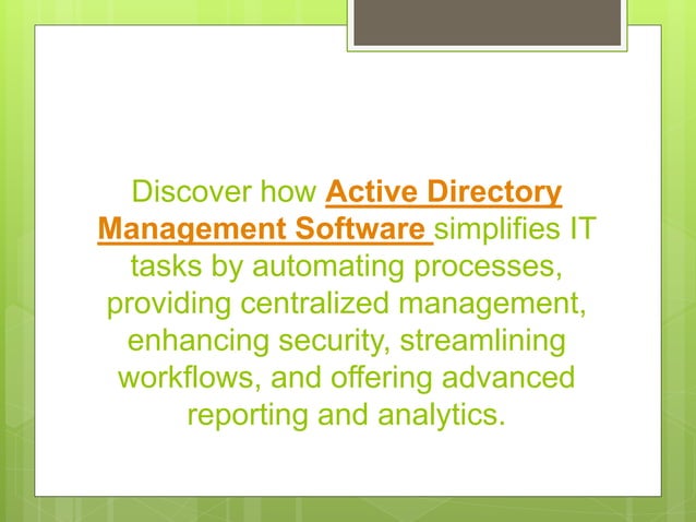 Simplifying IT Tasks: The Benefits of Active Directory Management ...