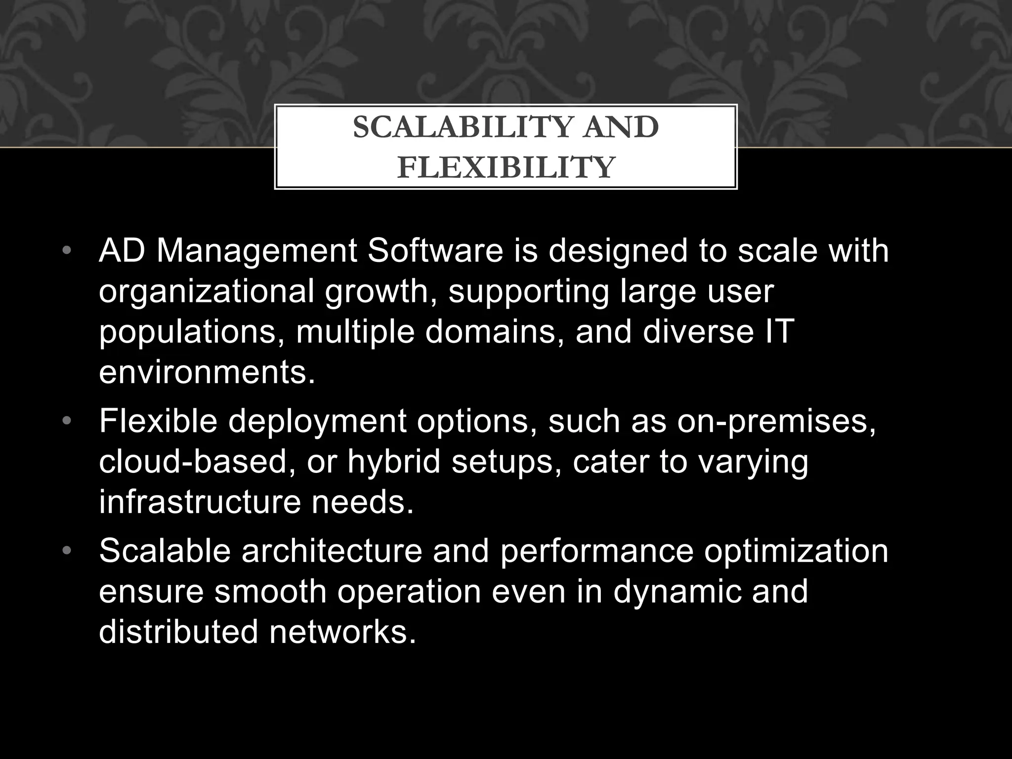 The Key To It Efficiency Active Directory Management Software Explained Pptx