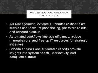 The Key to IT Efficiency: Active Directory Management Software ...