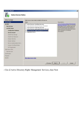 Active directory rights management services | PDF