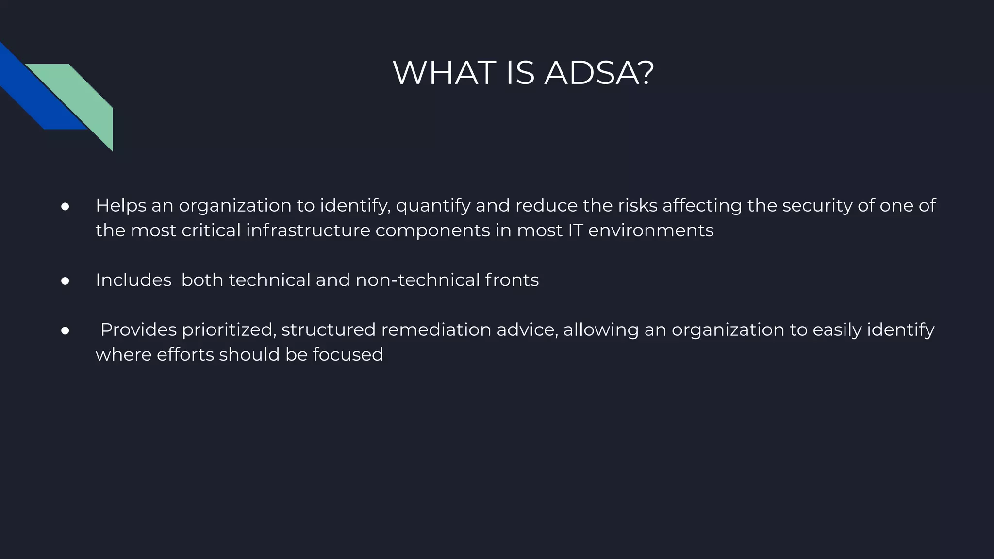 Active Directory Security Assessment Ppt
