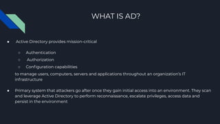 Active directory security assessment | PPT