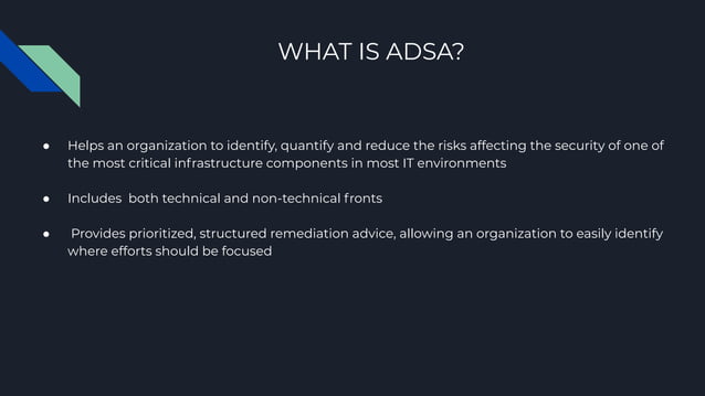 Active Directory Security Assessment Ppt