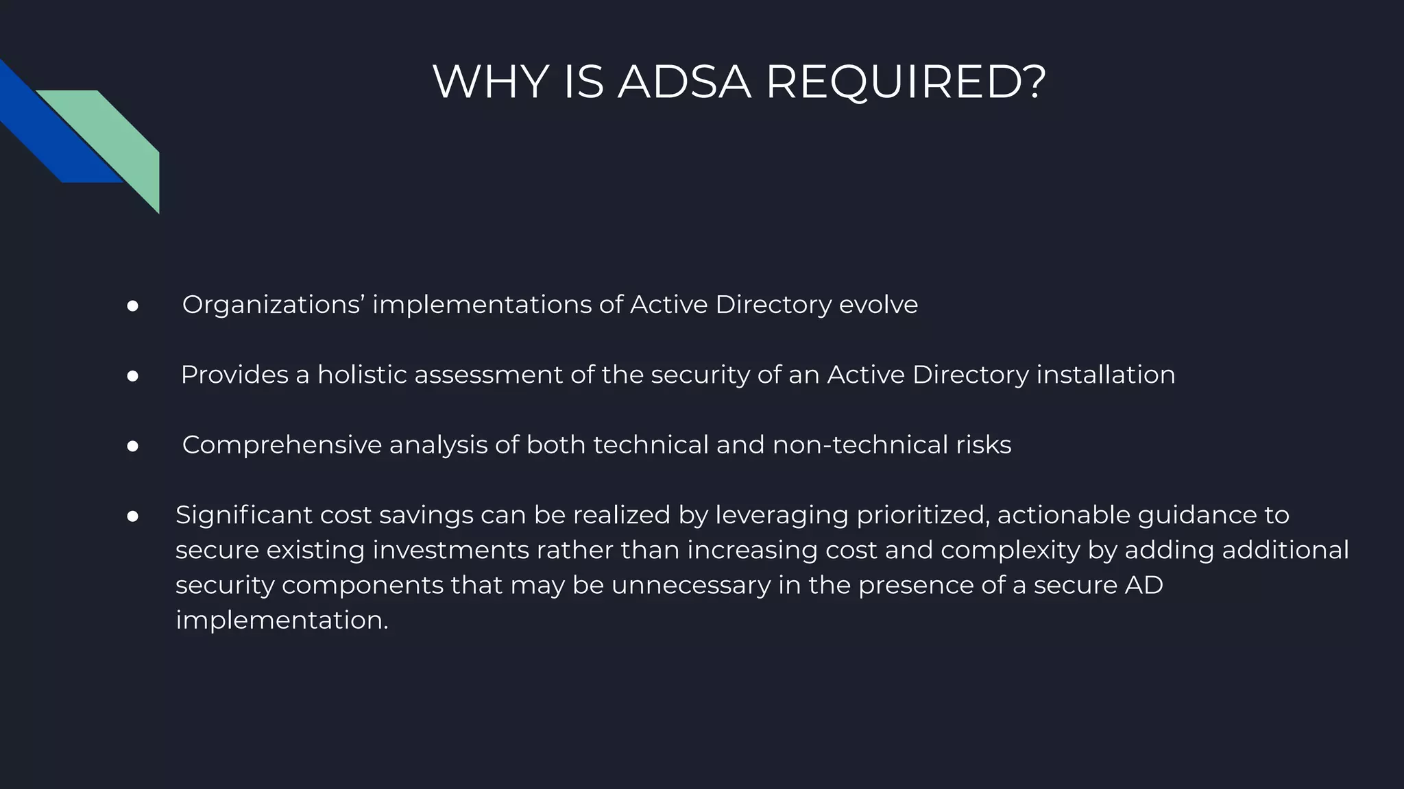 Active directory security assessment | PDF