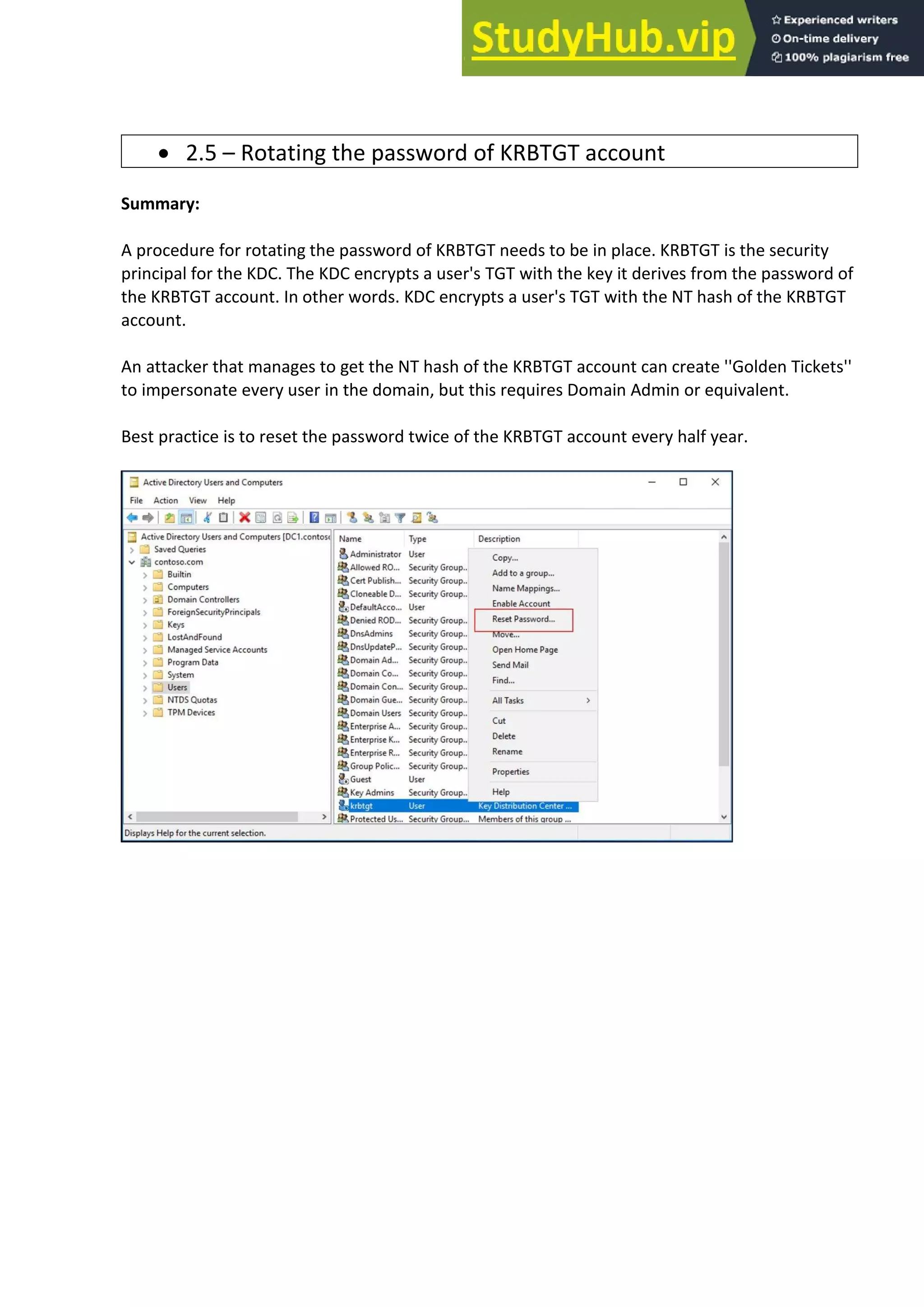 Active Directory Security Assessment ADSA | PDF