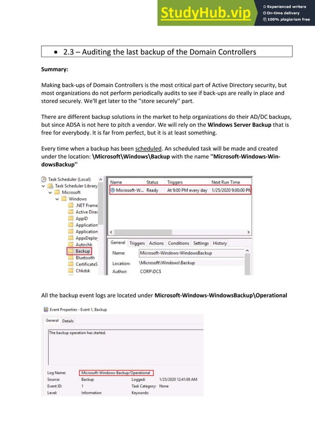 Active Directory Security Assessment ADSA | PDF