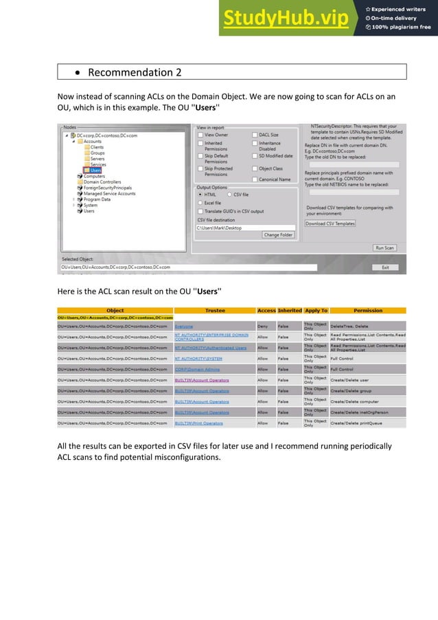 Active Directory Security Assessment ADSA | PDF