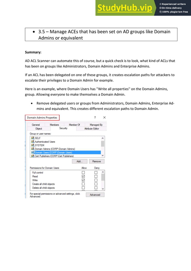 Active Directory Security Assessment ADSA | PDF