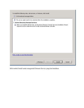 Active directory windows 2008 server | PDF