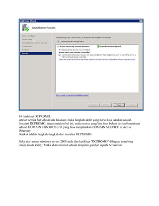 Active directory windows 2008 server | PDF