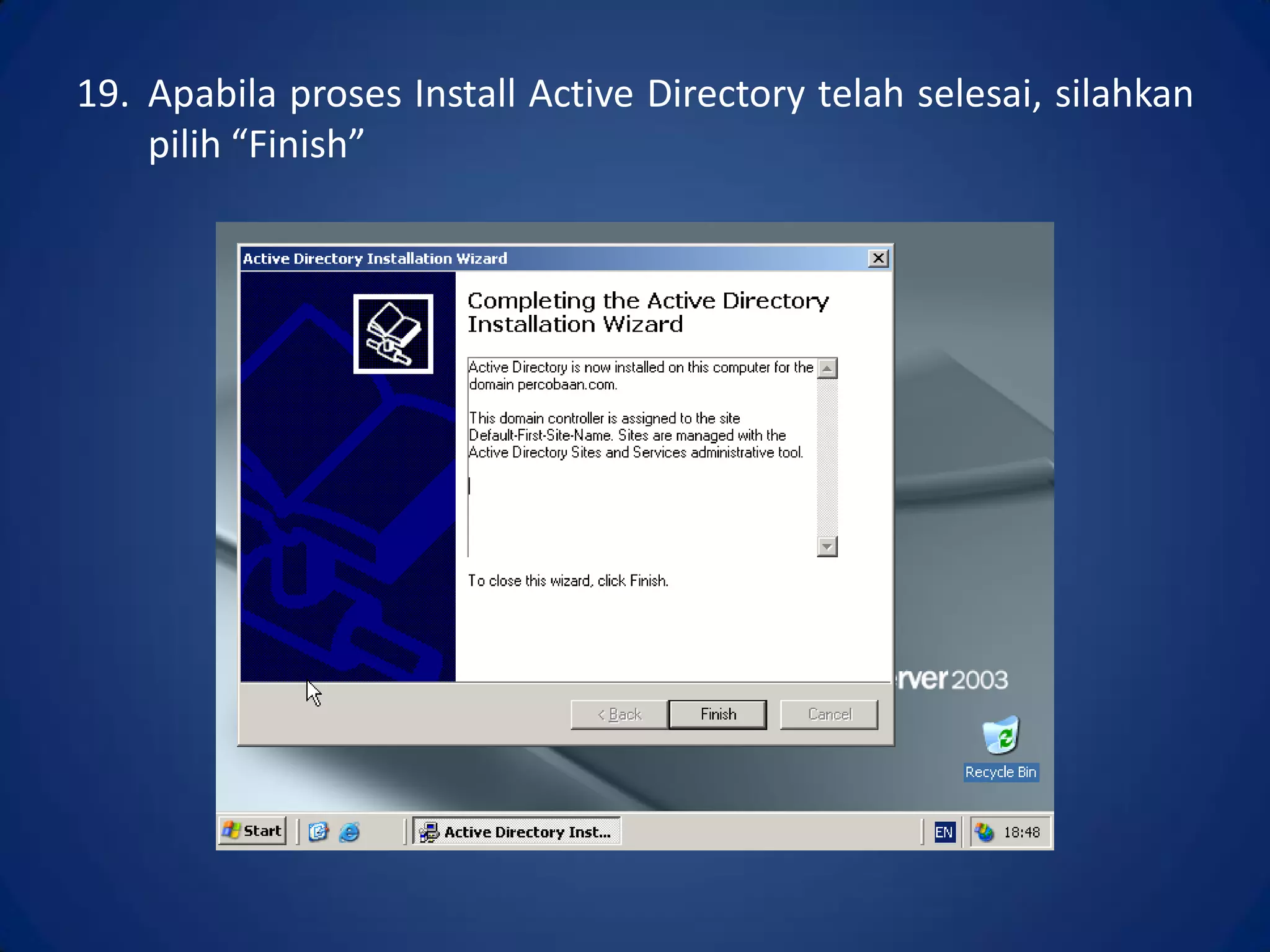 Active directory windows server 2003 | PDF